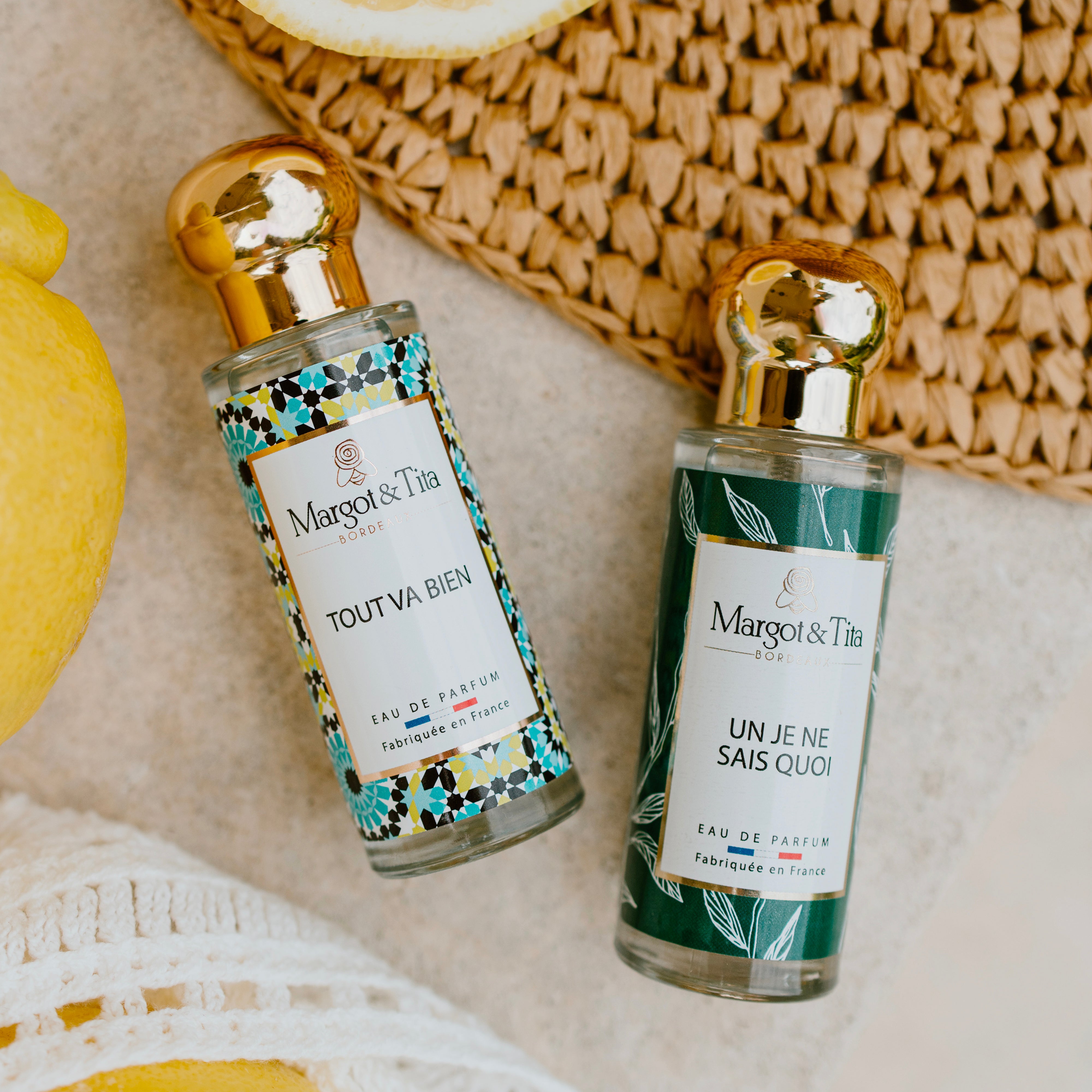 Parfums Hespéridés et Agrumes | Margot&Tita